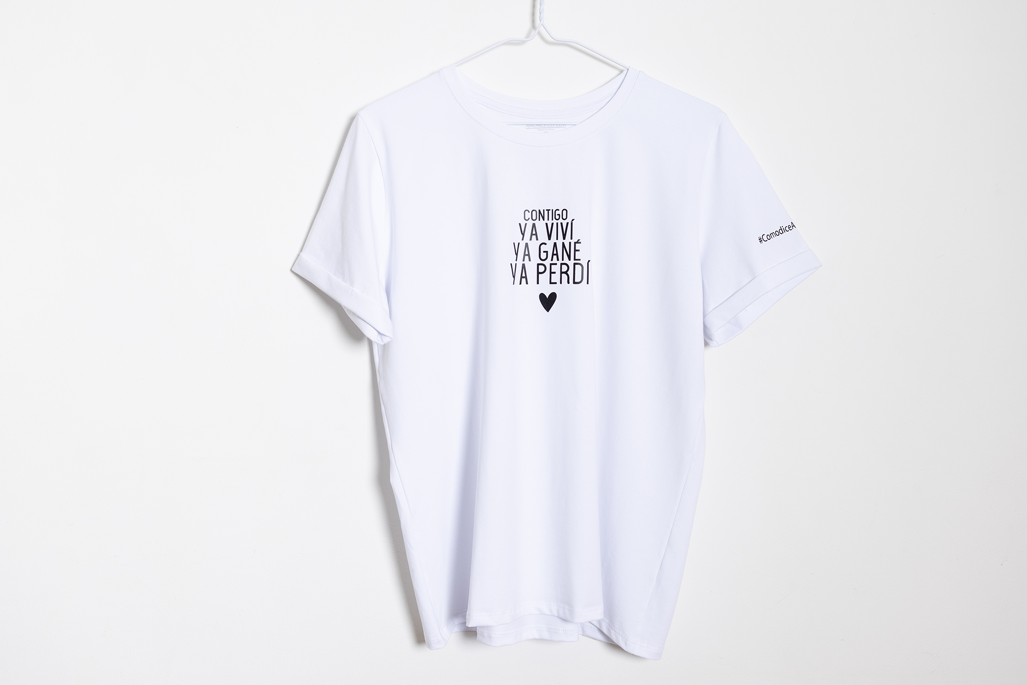 Camiseta «Contigo Ya Viví, Ya Gané, Ya Perdí» | Tienda Cepeda